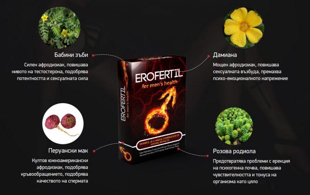 Erofertil Forte - Бъдете Ас в Леглото Часове Наред? Наистина?